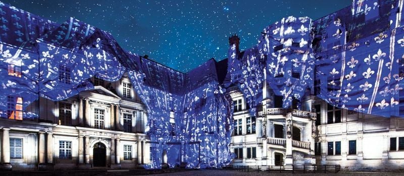 Royal summer nights light shows in the castles of the Loire Valley