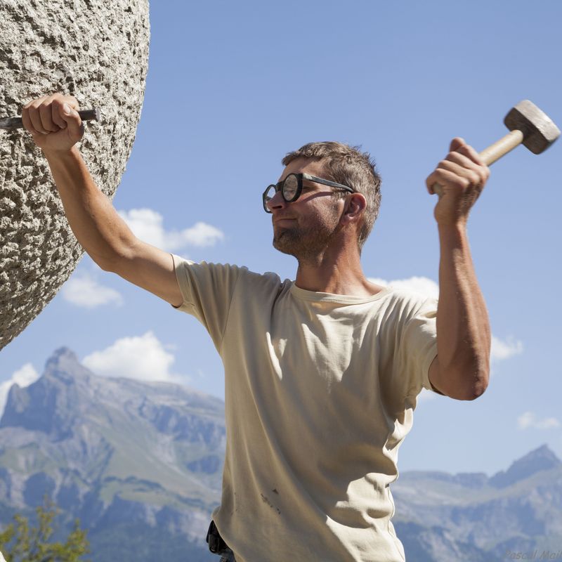 Visite d'ateliers dans les Alpes