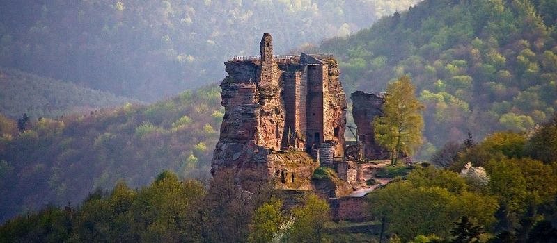 Pink sandstone, the rock star of the Massif des Vosges