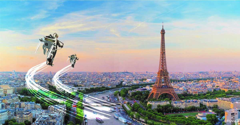 The monuments of Paris at your feet with the flight simulator FlyView