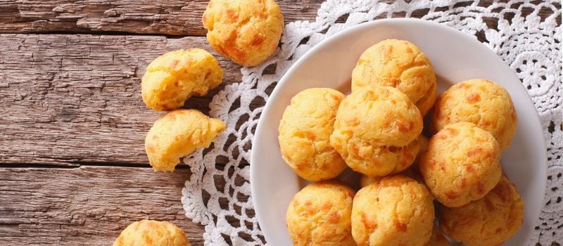 Recipe for Comté gougères, a cheese snack from Burgundy, France