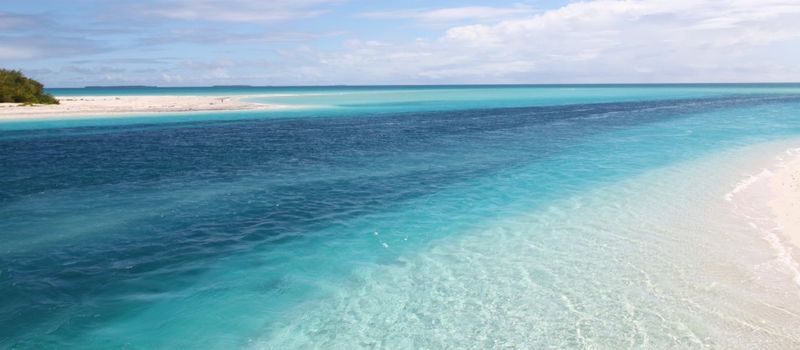 The French islands New Caledonia in Pacific Ocean, Unesco listed
