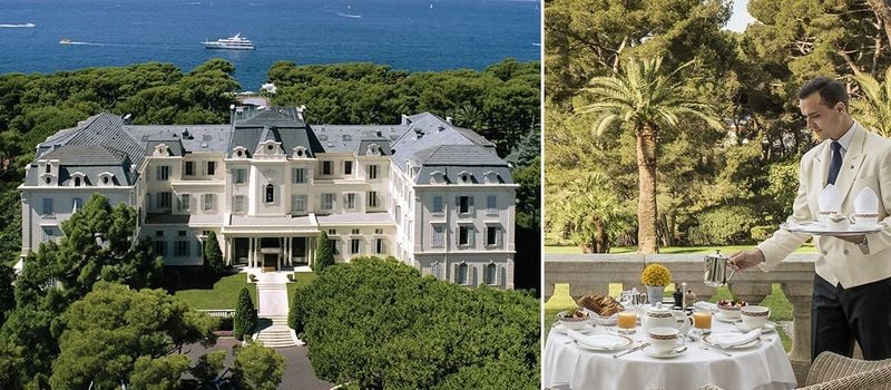Visit the luxury palace hotel Cap-Eden-Roc, Antibes, France