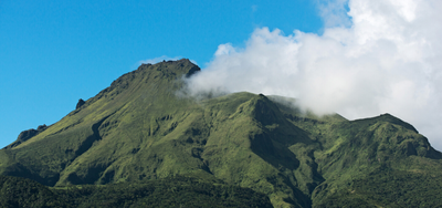 French Island La Martinique in the heart of the Caribbean sea