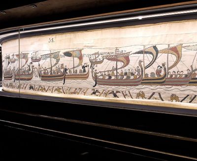 Tapijt van Bayeux │ Musée de la Tapisserie (Normandië)