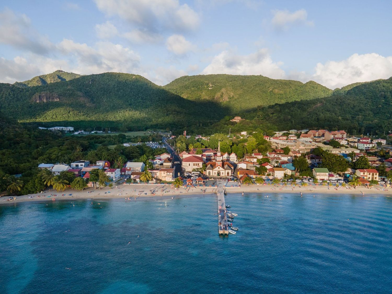 French Island La Martinique in the heart of the Caribbean sea