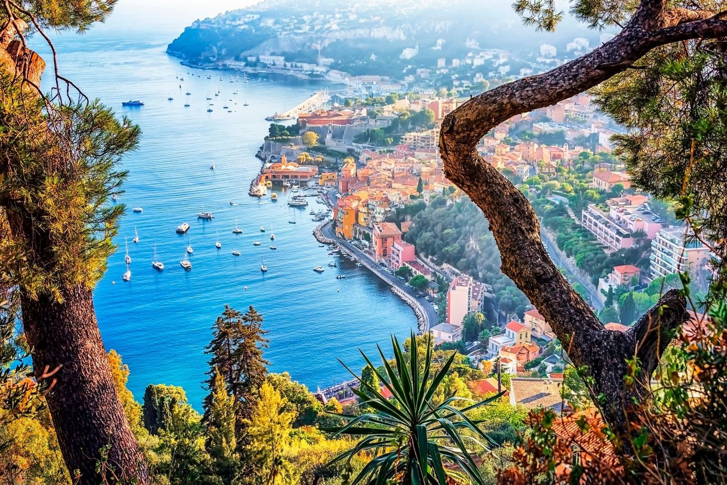 French Riviera, cycling along the coast